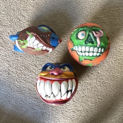 Super Madballs Monster Sports Balls Goal Eater, Foul Shot, and ...