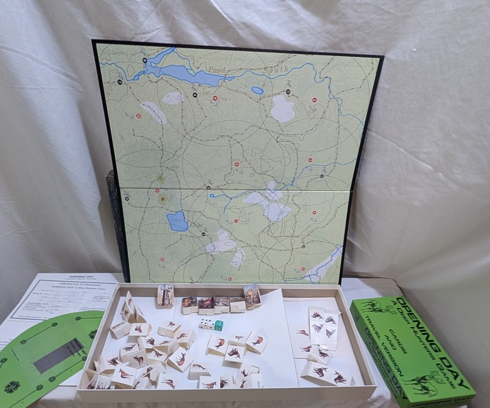 "Opening Day" Deer Hunting Board Game With Bonus Travel Version | eBay