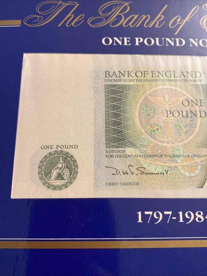 PERSIL BANK OF ENGLAND ONE POUND NOTE - 1797-1984 DX23 408339 | eBay UK
