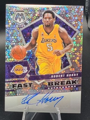 2021-22 Mosaic Fast Break Autograph Robert Horry Los Angeles Lakers ...