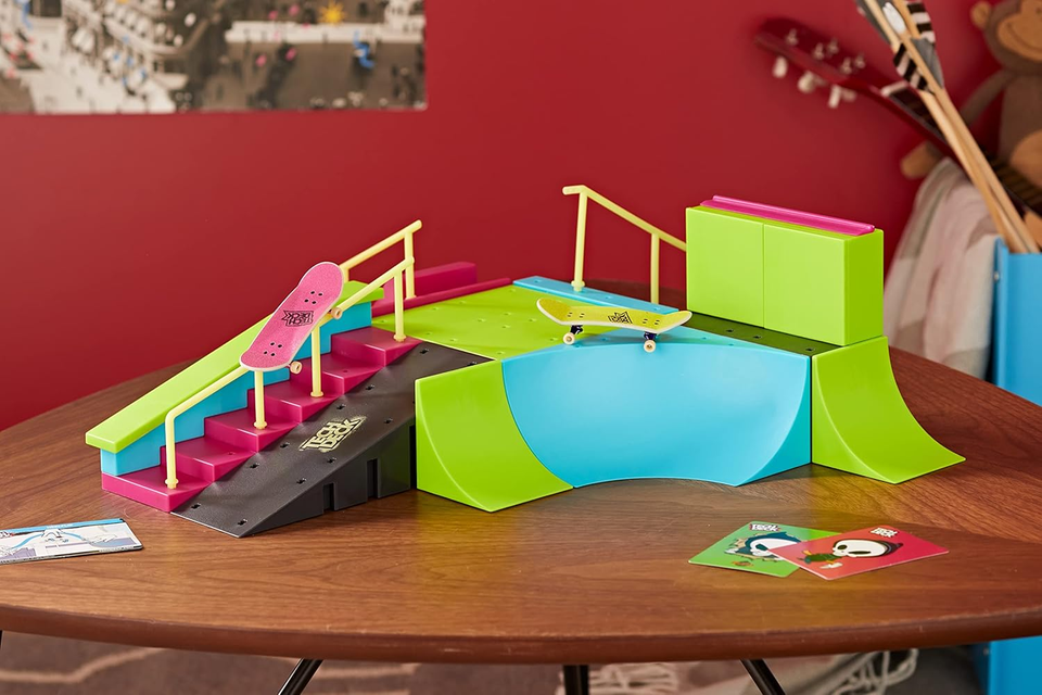 Tech Deck, Neon Mega Park X-Connect Creator, Set Di Rampa ...