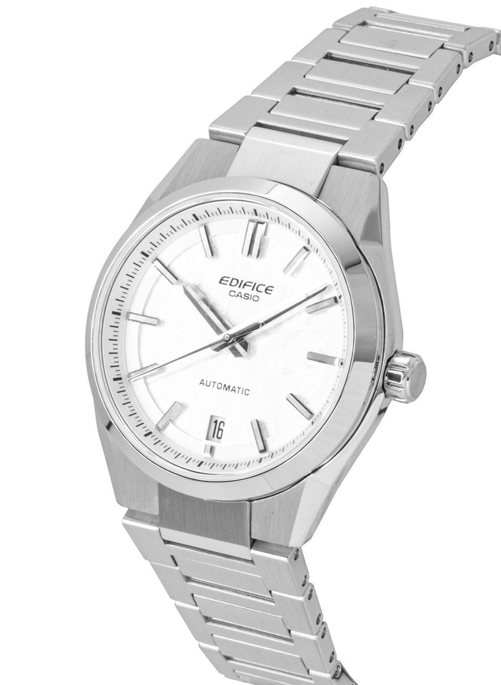 Casio Edifice Analog Forged Carbon White Dial Automatic EFK-100D-7A Men ...