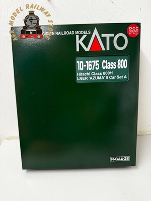 KATO K10-1675S Class 800 113 LNER Azuma 9 Car Train (DCC-Sound) - N ...