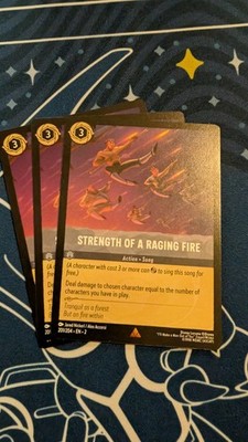 Strength of a Raging Fire #201/204 - Lorcana: Rise of the Floodborn ...