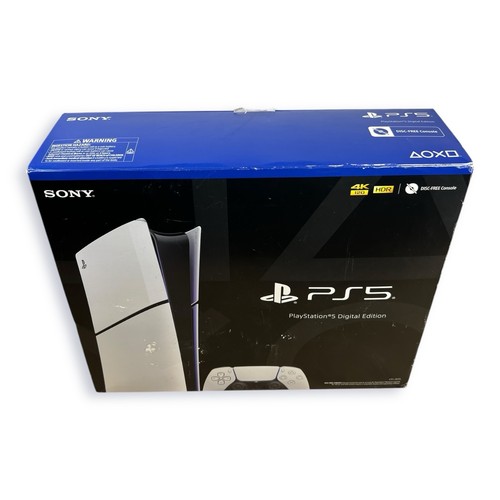 Open Box - Sony PS5 Playstation 5 Slim Digital Edition (No disc drive ...
