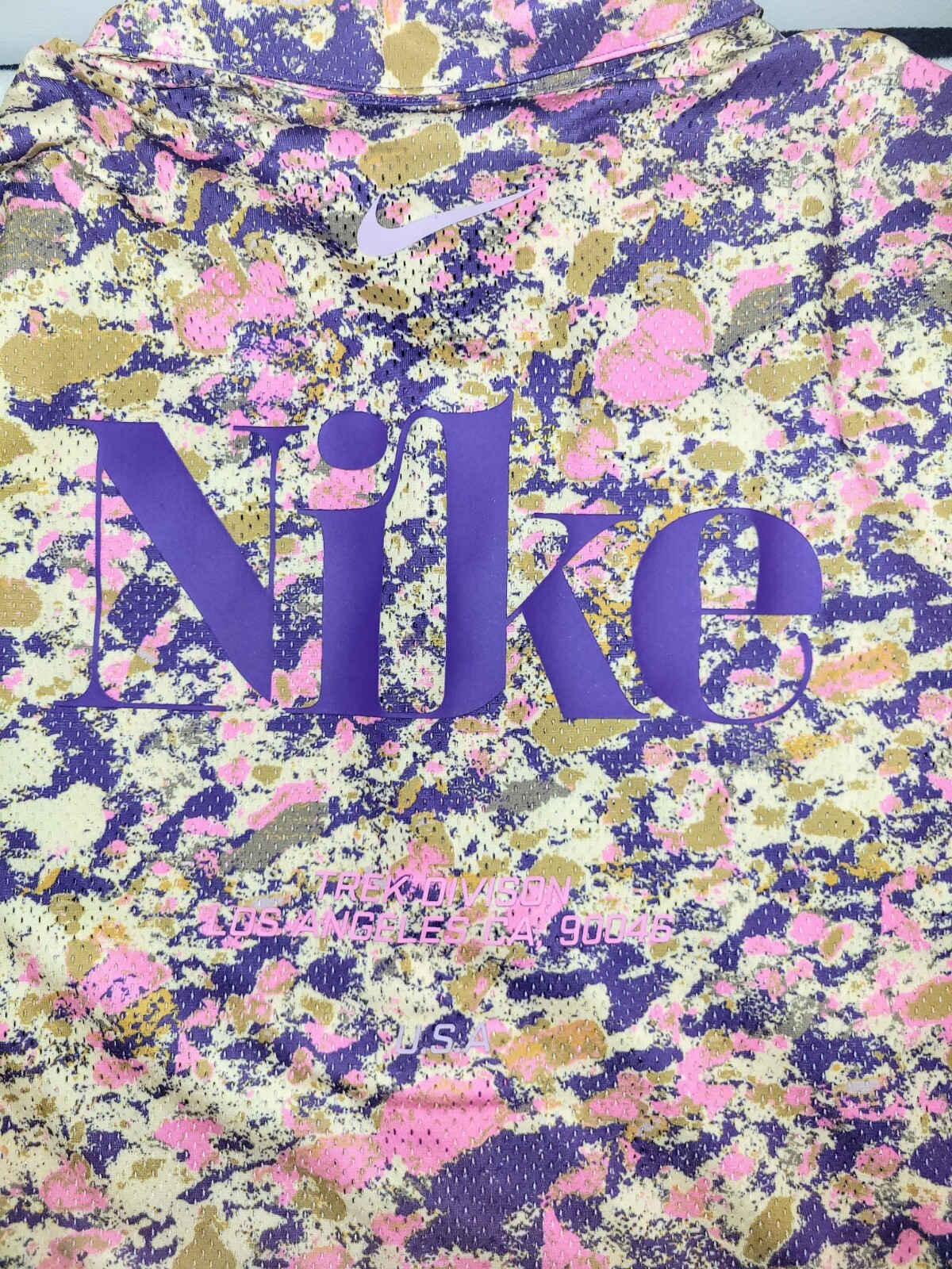 Nike Trek Division Psychic Purple Mesh Polo Shirt Mens Size Small ...