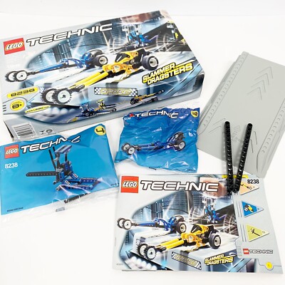 Lego 8238 Technic Slammmer Dragsters Dueling Blue Only NEW (#3/4 ...