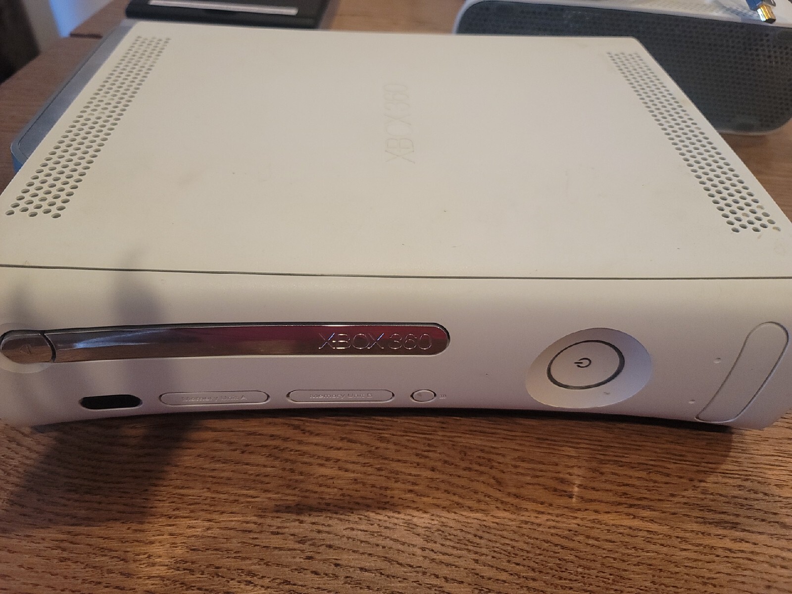 MICROSOFT XBOX 360 WHITE CONSOLE - RED RING OF DEATH (RROD) - FOR PARTS ...