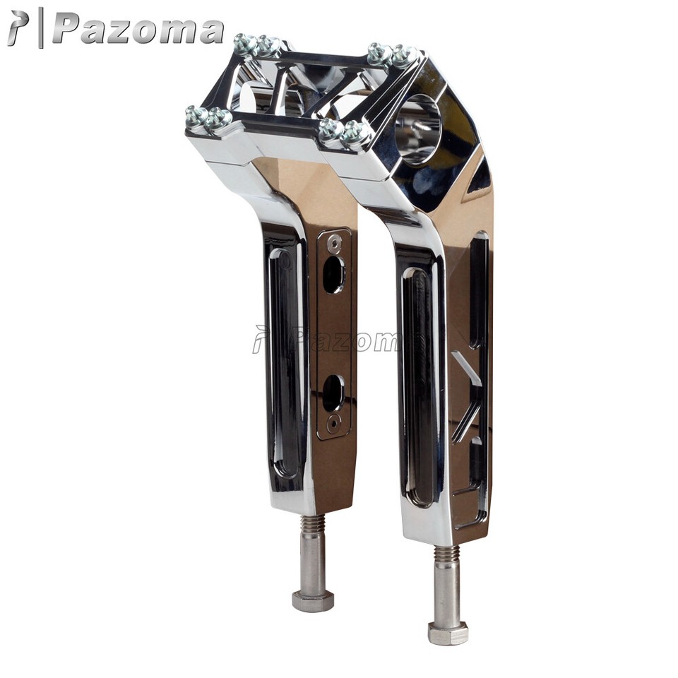 4" 6" 8" 10" 12" 14" Curved Handlebar Clamp Riser Bar Pullback Fits ...