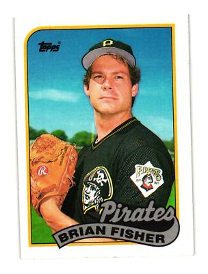 1989 Topps #423 Brian Fisher Pittsburgh Pirates | eBay