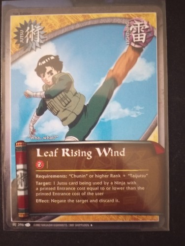 Naruto Leaf Rising Wind J-396 Uncommon 1st Edition | eBay