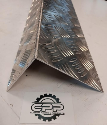 CORNER WALL PROTECTOR TREAD PLATE Angle 100mm X 150mm Anti Aluminium ...