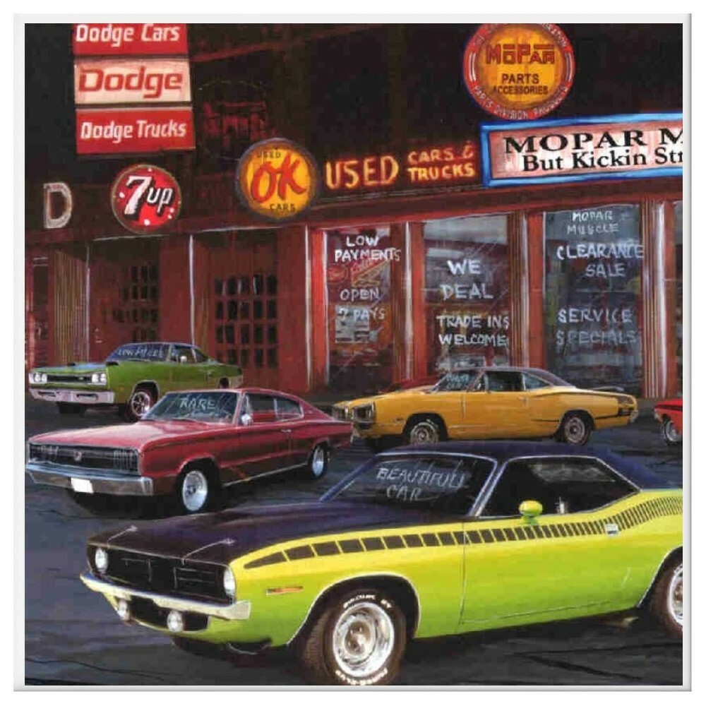 Mopar Art 4x4 Ceramic Coasters Handmade | eBay