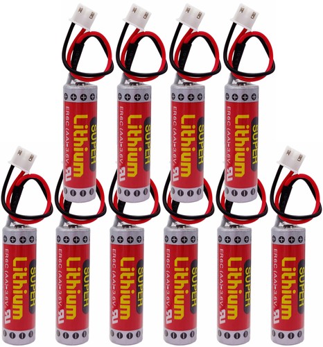 10x ER6C 3.6V Lithium PLC Battery for Mitsubishi F2-40BL PM-20BL FX2N ...