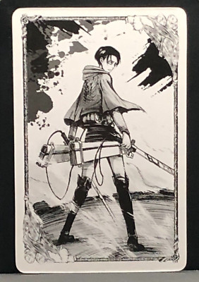 Levi Ackerman Attack on Titan Playing Card From Japan Kodansha 0129 | eBay