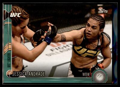 2015 Topps UFC MMA Chronicles GREEN Parallel #204 Jessica Andrade #103/ ...
