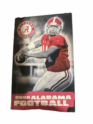 2008 Alabama Football Pocket Schedule | eBay