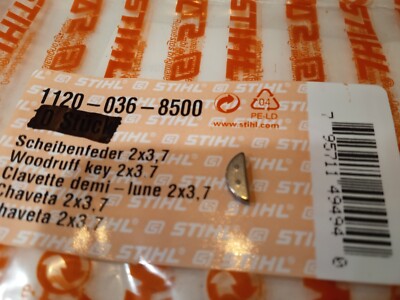 OEM STIHL Flywheel Woodruff Key 1120 036 8500 MS200, 260, 440 | eBay