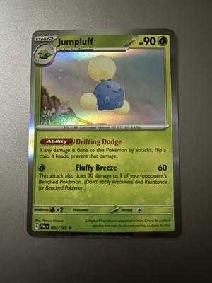 Holo Jumpluff 003/193 Rare Paldea Evolved Pokemon TCG NM | eBay