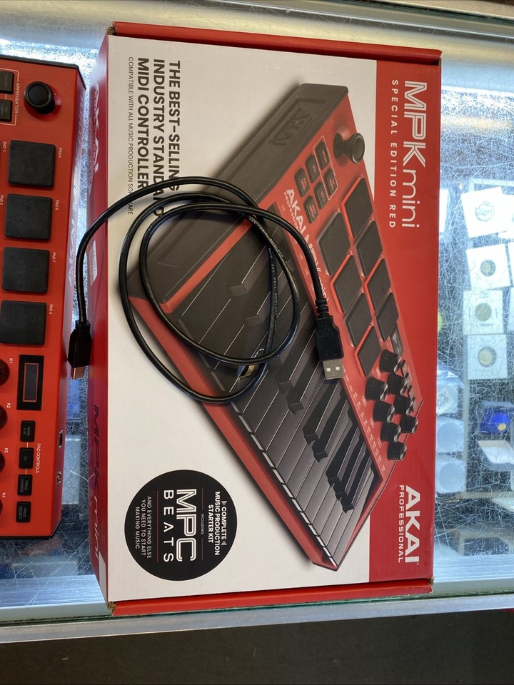 Akai Professional MPK Mini MK3 Keyboard Controller Red | eBay