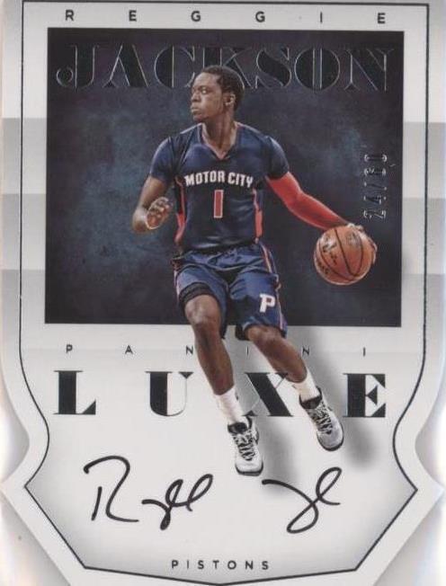 2014-15 Panini Luxe - Die-Cut Autographs Reggie Jackson #DC-RJ /60 (AU ...