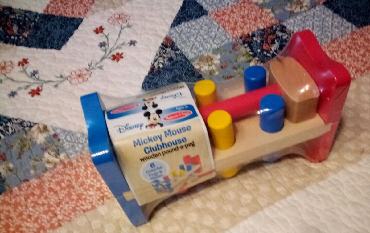 Mickey Mouse Wooden Pound-a-peg Set By Melissa & Doug Price Cheap Sale ...