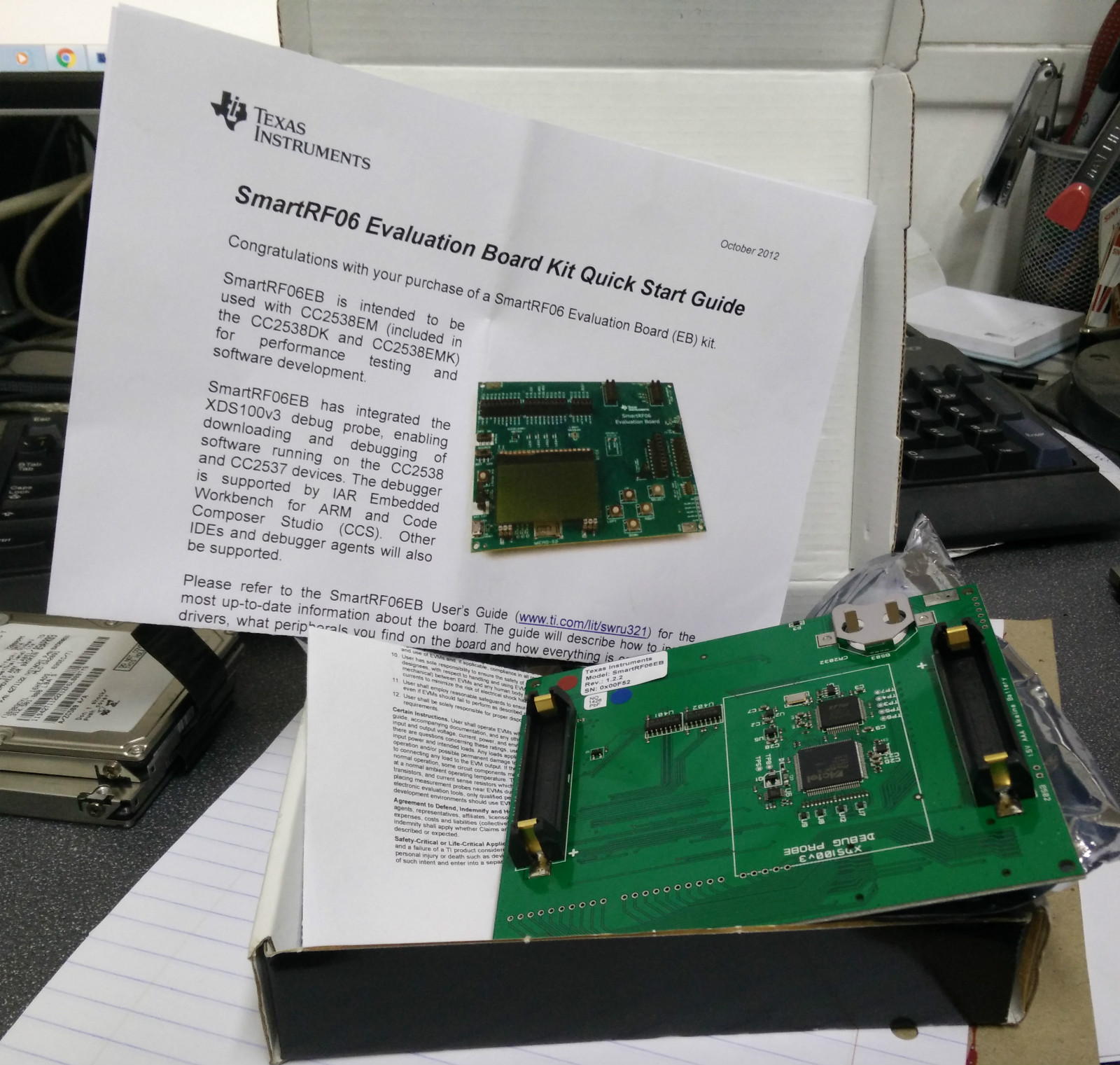 TEXAS Instruments SMARTRF06 EBK Wireless Connectivity Development Kit ...