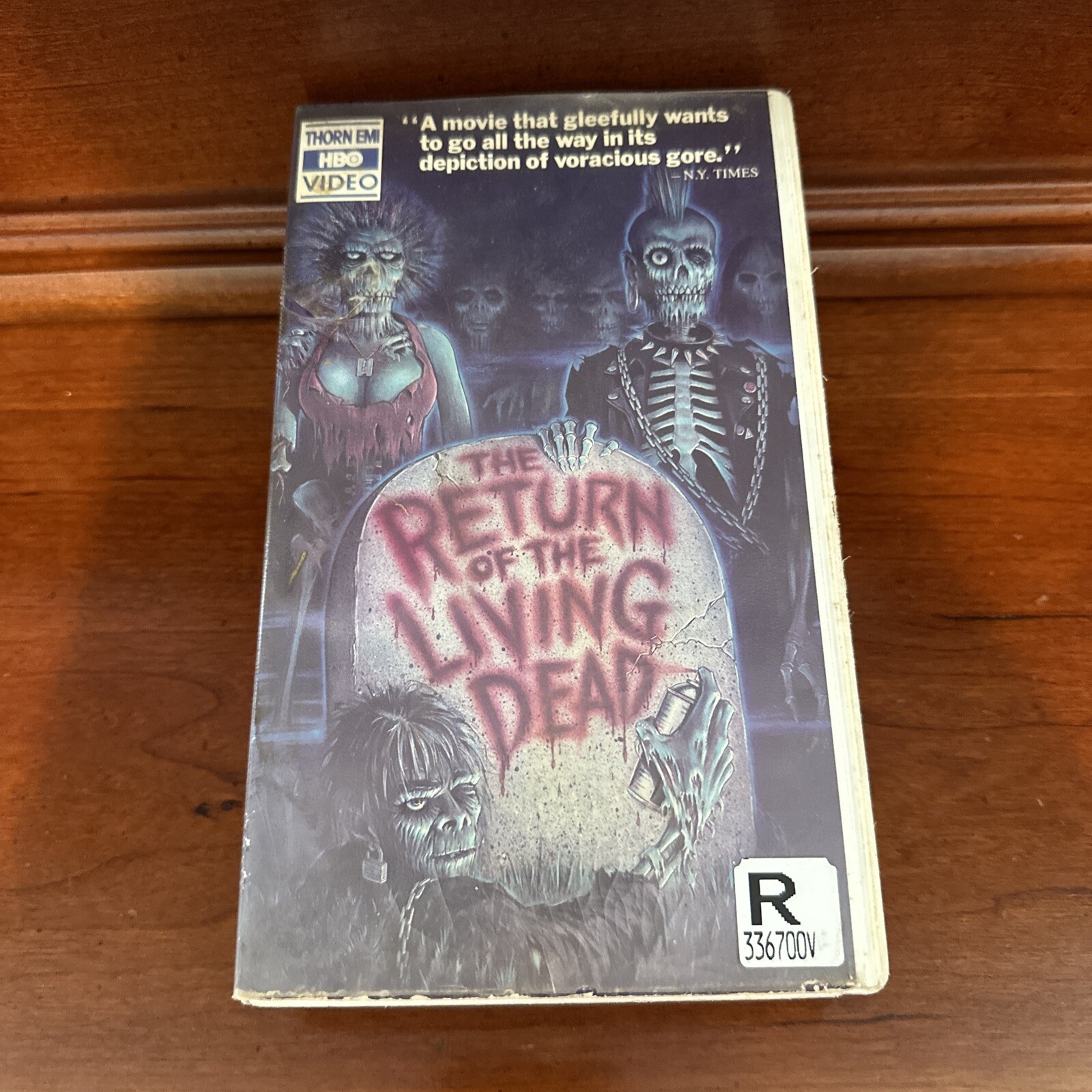 The Return Of The Living Dead VHS White Clamshell HBO - Old Family ...