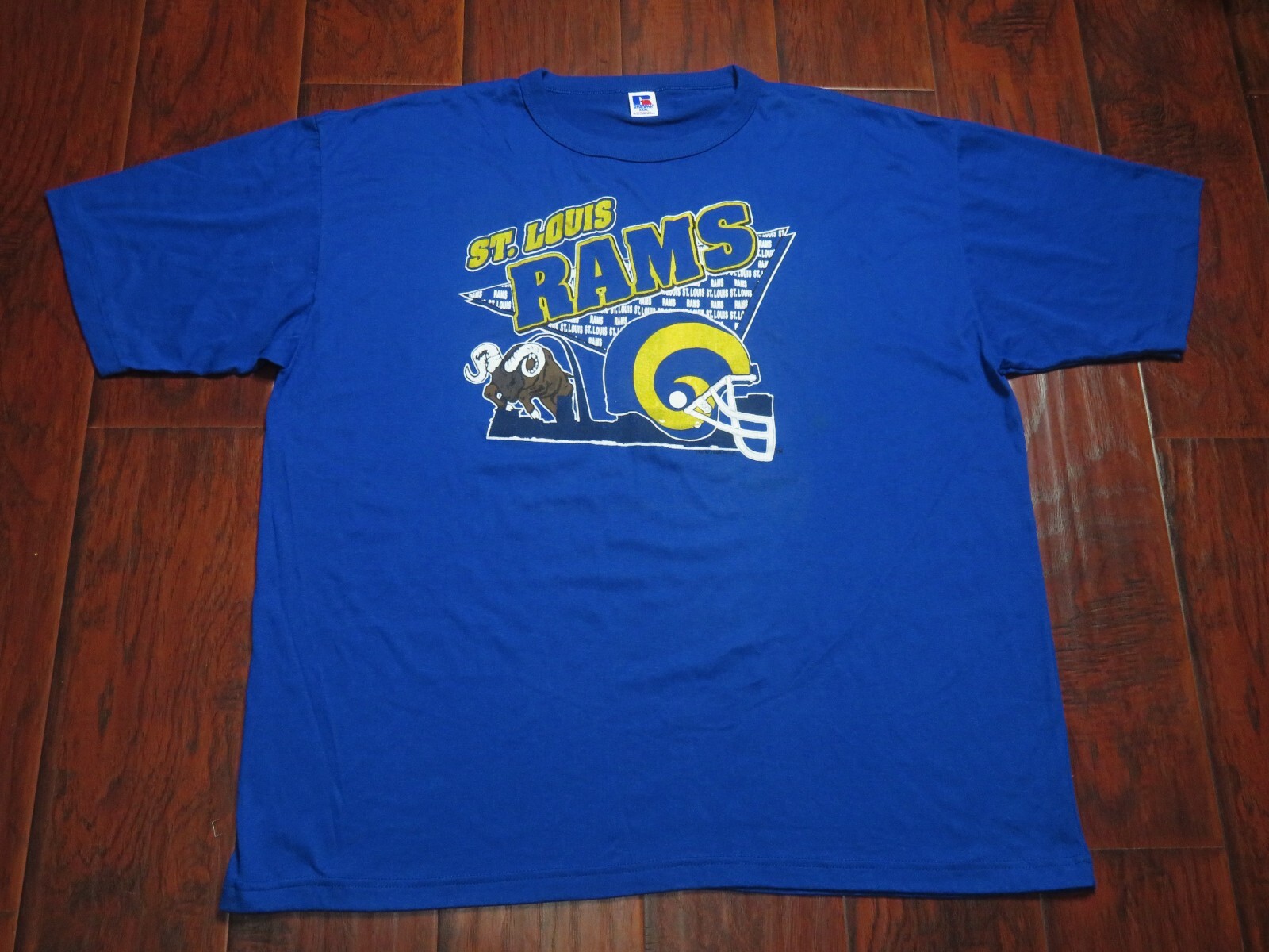 Vintage St Louis Rams 1995 90s Shirt Russell Athletic Size 3XL Men Pre ...