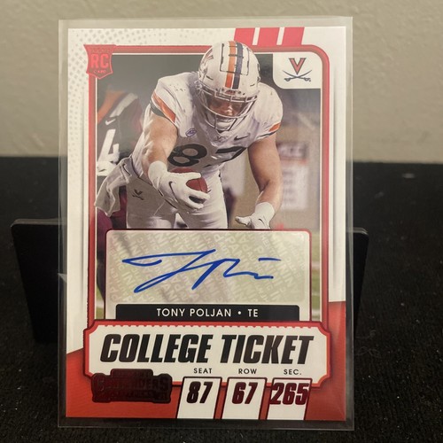 2021 Panini Contenders Draft Picks - College Ticket Autographs Tony ...