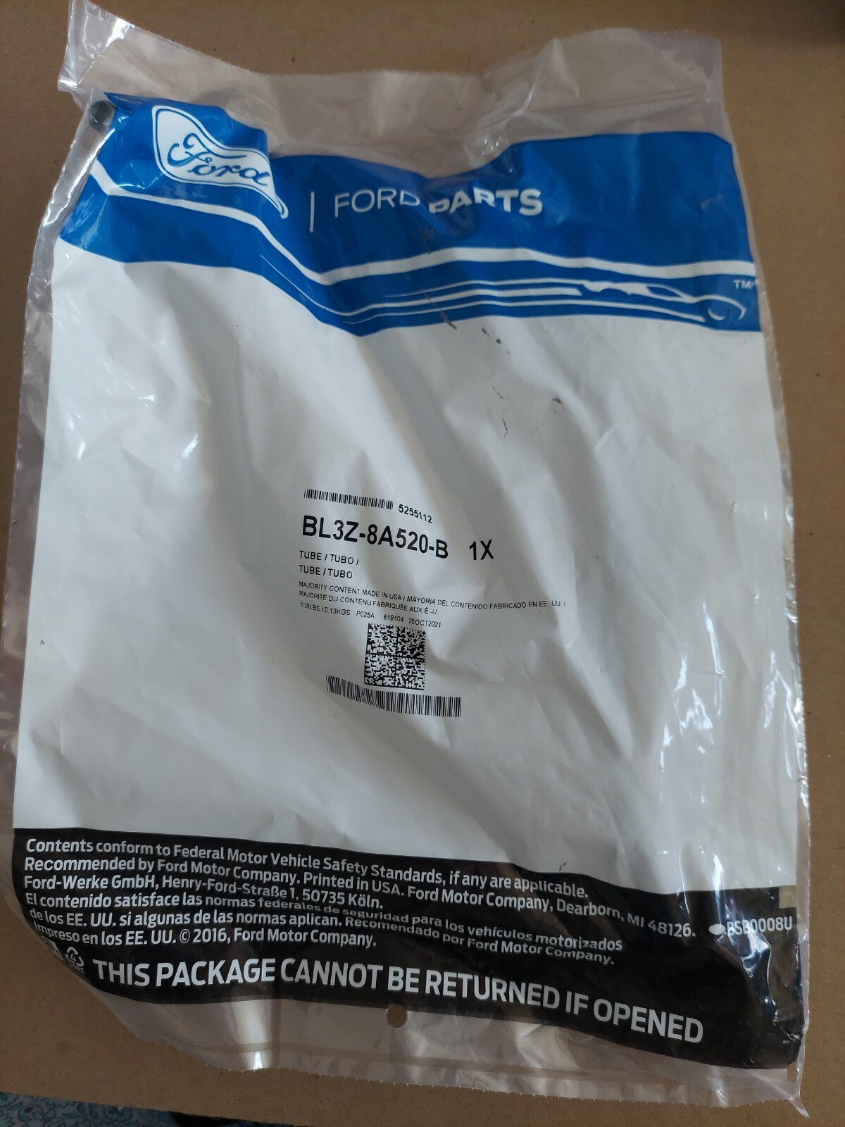 Genuine Ford Tube Assembly BL3Z-8A520-B | eBay
