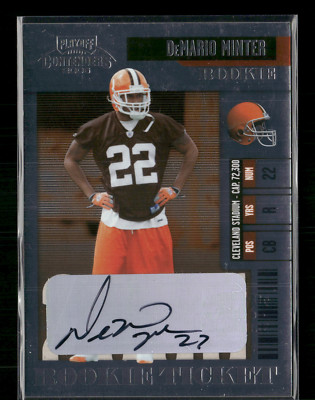 DeMario Minter 2006 Contenders Rookie Ticket Auto | eBay