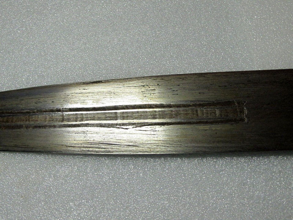 Antique Russian Kinjal dagger shashka bebut blade gold inlay early 19th ...