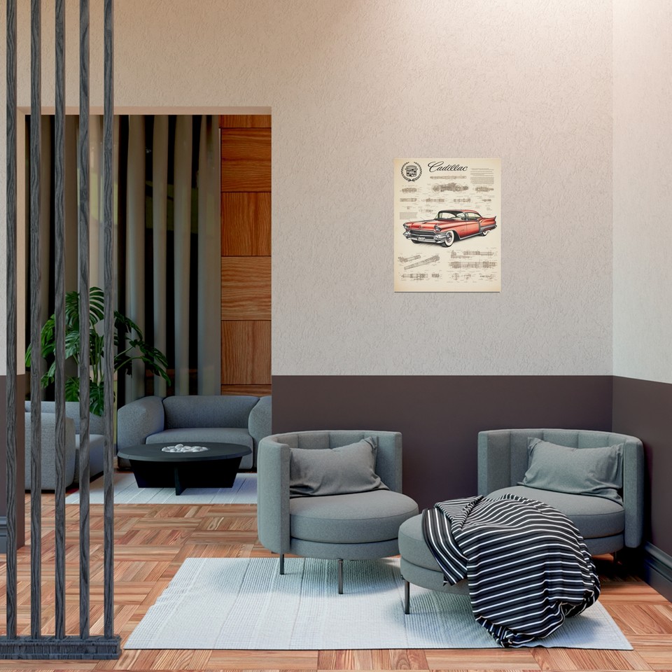 Vintage Cadillac Poster- Vintage Cadillac Patent Print, Vintage ...