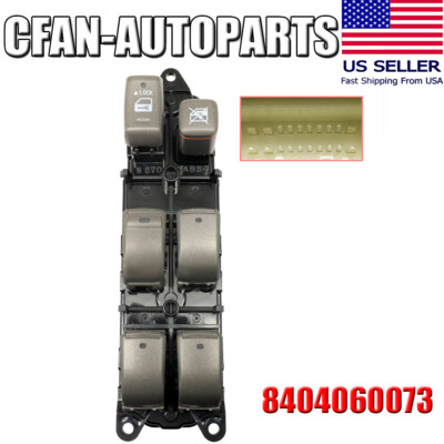 For 2003-2009 Lexus GX470 8404060073 Power Window Switch Front Left ...