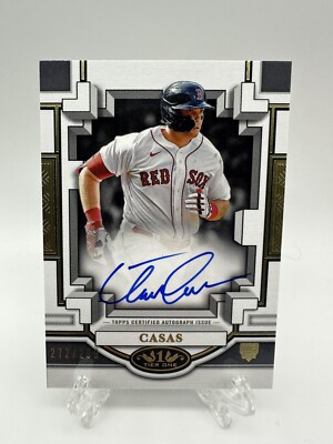 2023 Topps Tier One Triston Casas Breakout Rookie RC Auto Boston Red ...