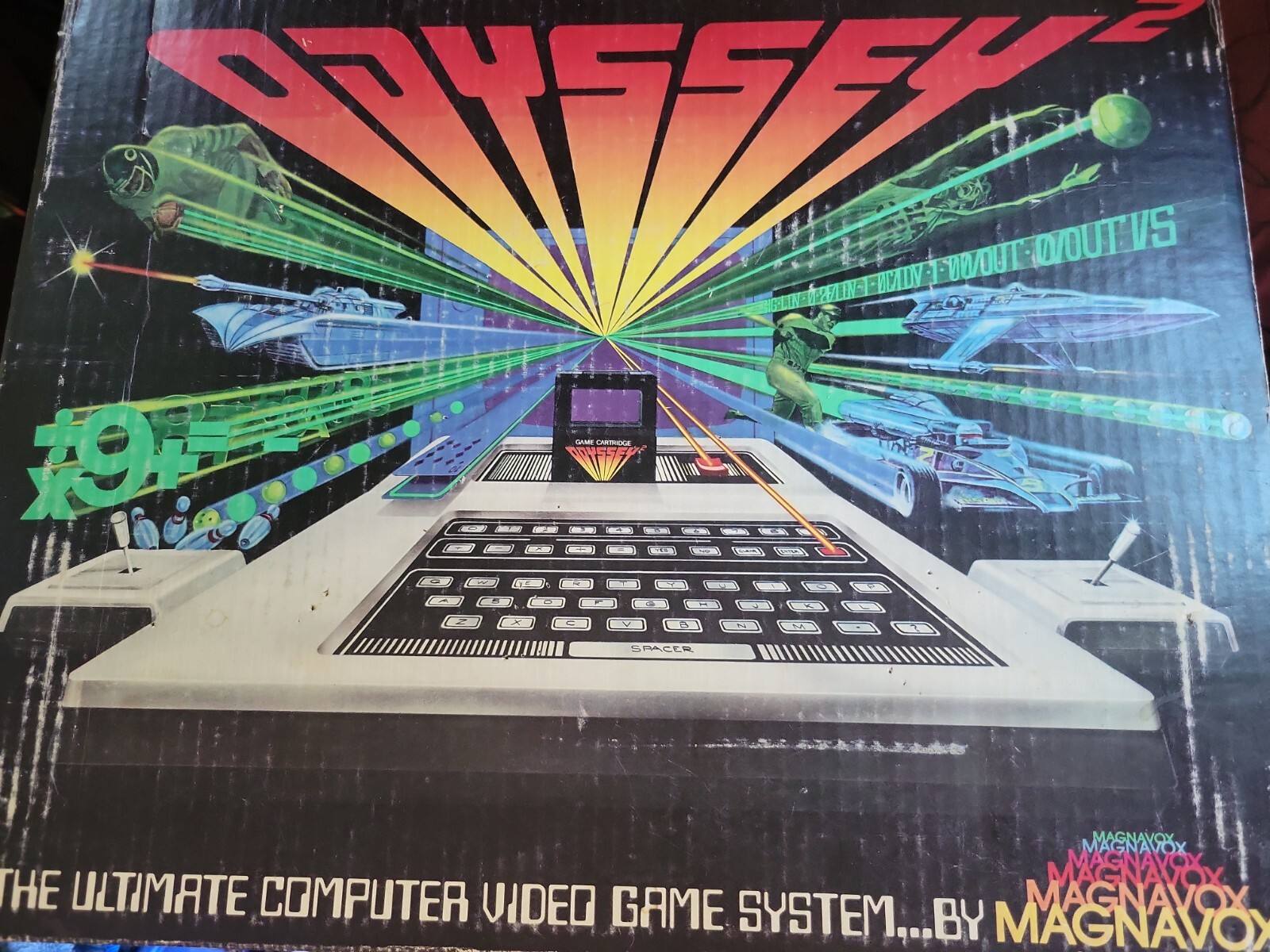 1978 Odyssey 2 Magnavox Video Game System + 17 Games with Boxes & some ...