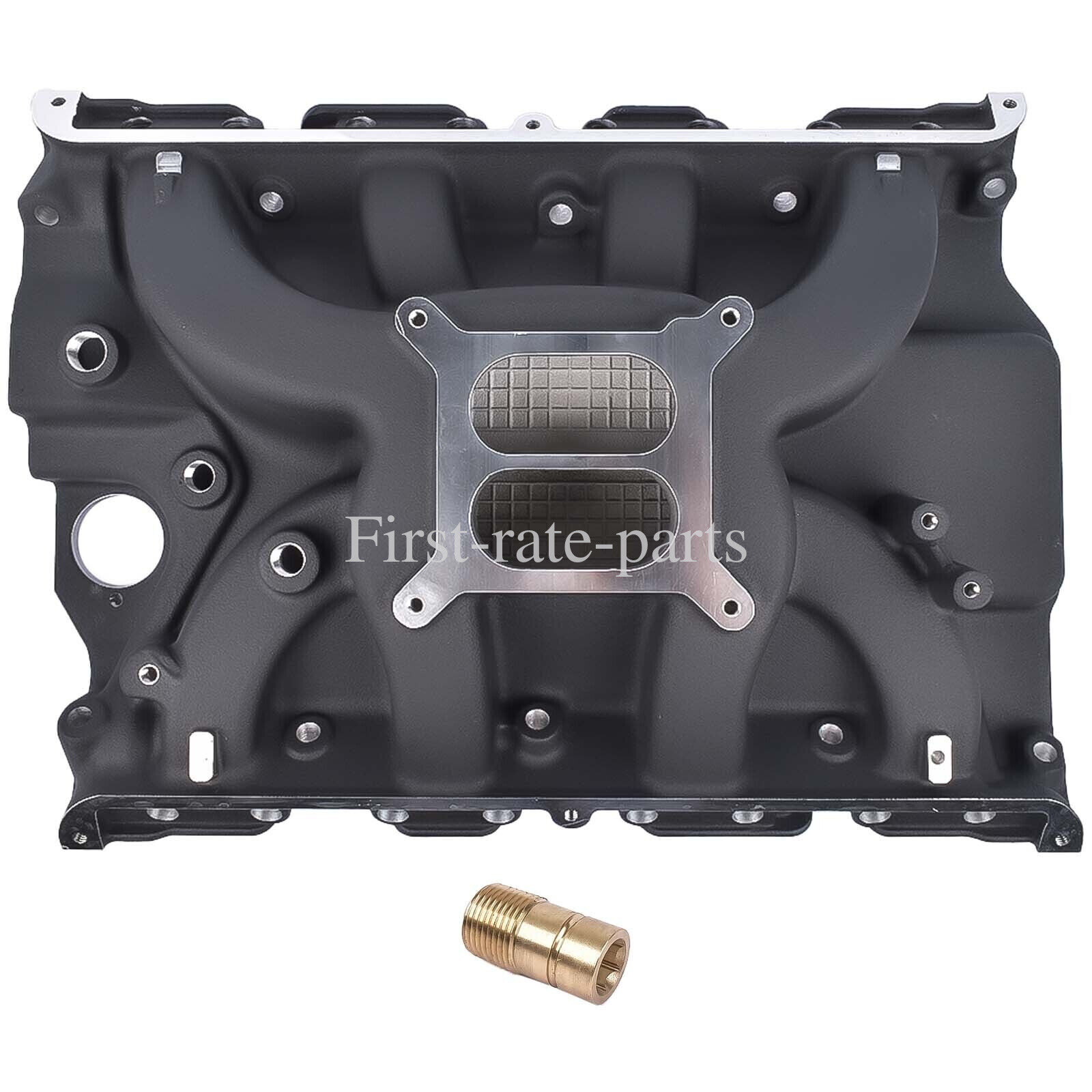 Black Aluminum Dual Plane for Ford FE Intake Manifold 390 406 410 427 ...