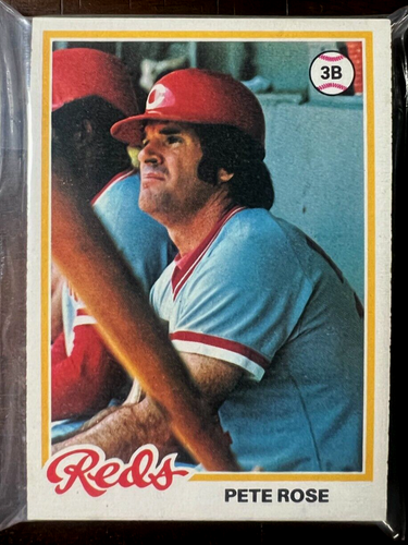 25 Cards - All 1978 Topps Baseball #20 Pete Rose Cincinnati Reds Card ...