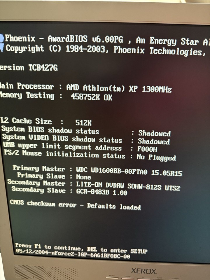 eMachines T3092 Desktop Tower AMD Athlon 1.3GHz Windows XP 512MB Ram ...