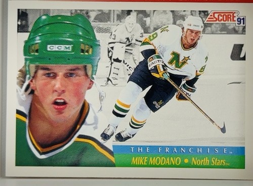 1991 Score Minnesota North Stars American The Franchise Mike Modano ...