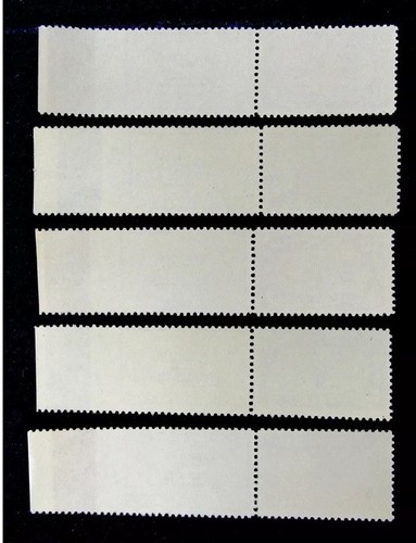 Israel Scott #10-14 1948 1st New Year Tab Set With Colored Bands MNH ...