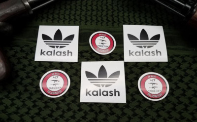 6 Pack of Kalashnikov AK-47 themed Stickers - 3x kalash & 3x ak-47 ...