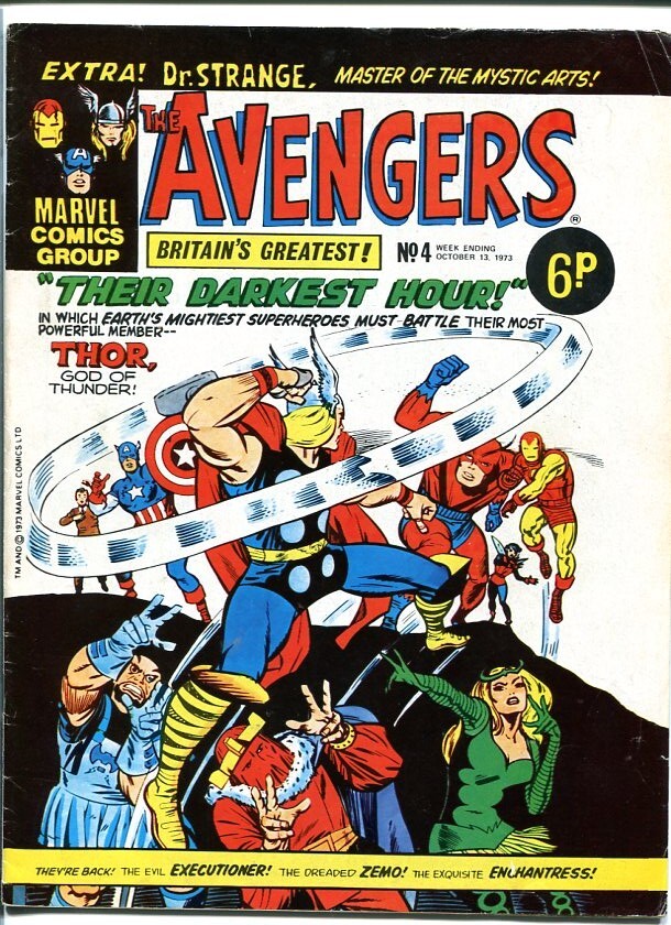 Avengers--#4--1973--COMIC BOOK--Marvel--G/VG | eBay