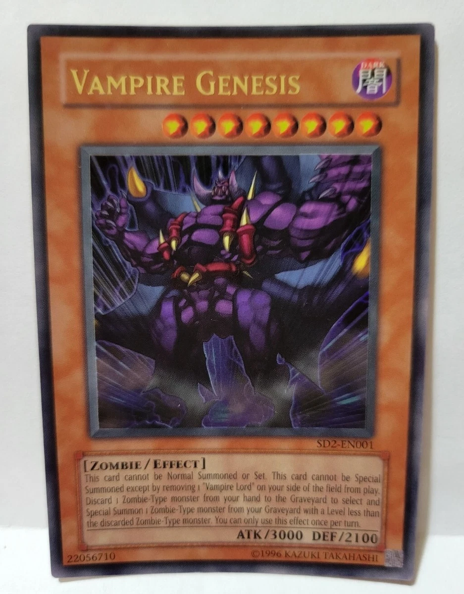 Yu Gi Oh Vampire Genesis Sleeves