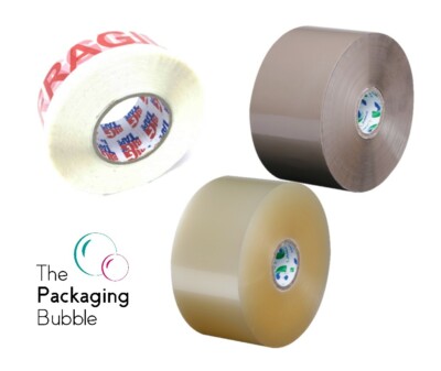Buff Brown or Clear Packaging Parcel Packing Tape Extra Long 48mm x ...