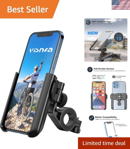 Quick Release Bike Phone Holder - Durable & Shockproof Design for All ...