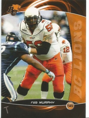 2008 EXTREME CFL ROB MURPHY B.C. LIONS #23 (OHIO STATE BUCKEYES BIG 10 ...