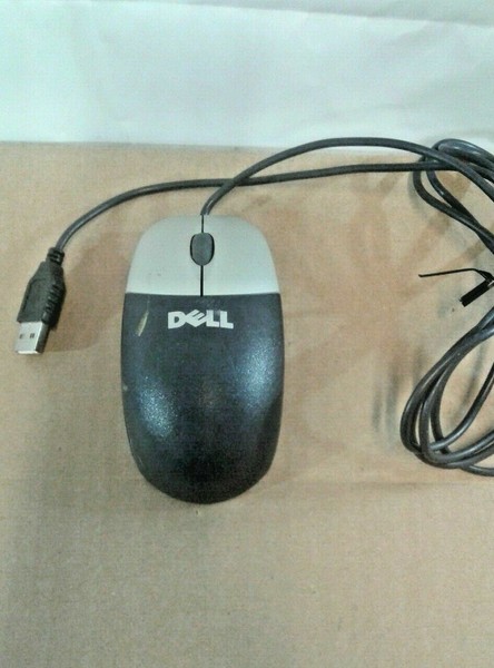 Dell Mouse M-uvdel1 Wired USB 2 Button Optical Black & Silver for ...