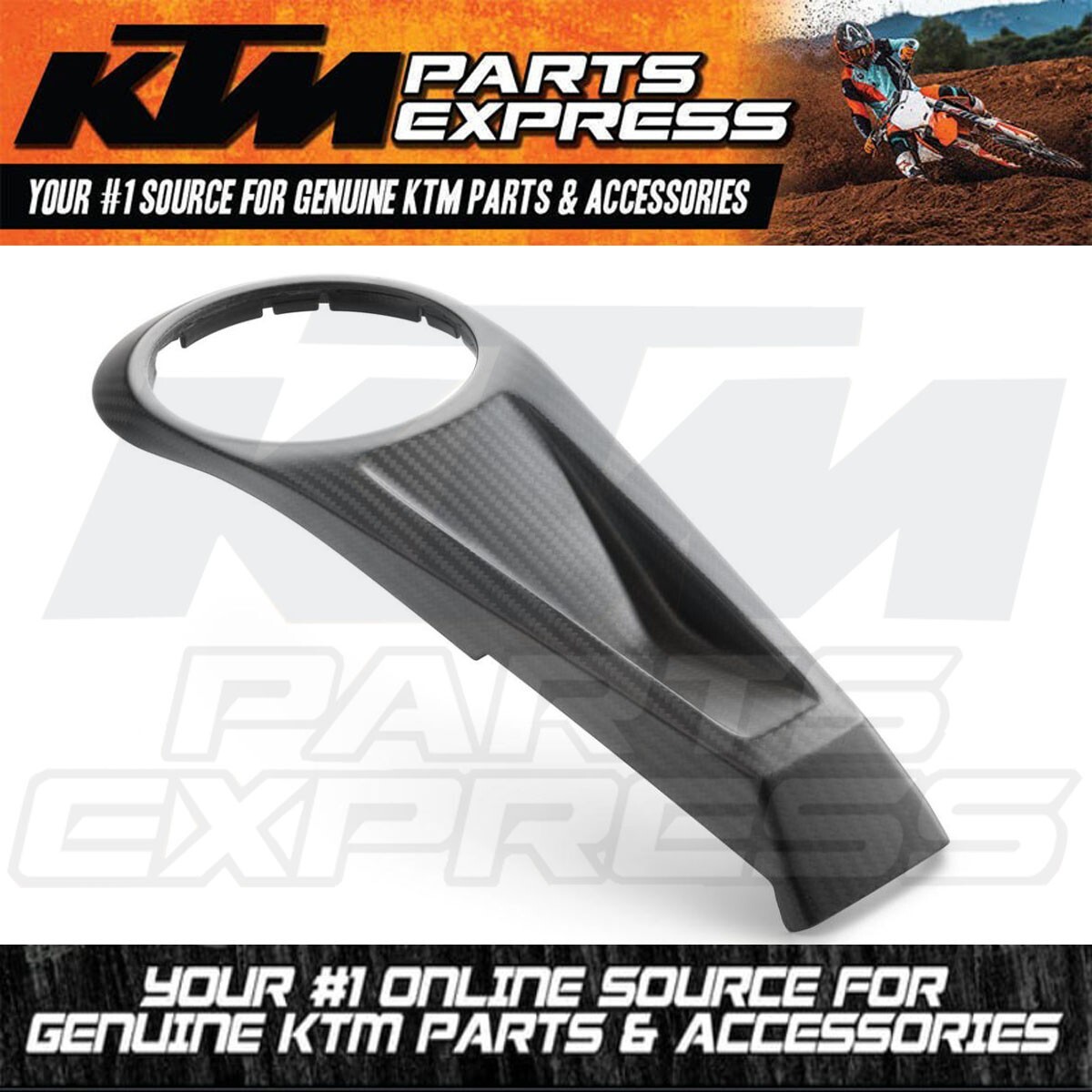 OEM KTM CARBON IGNITION LOCK COVER 1290 SUPER DUKE R & EVO 61707958133 ...